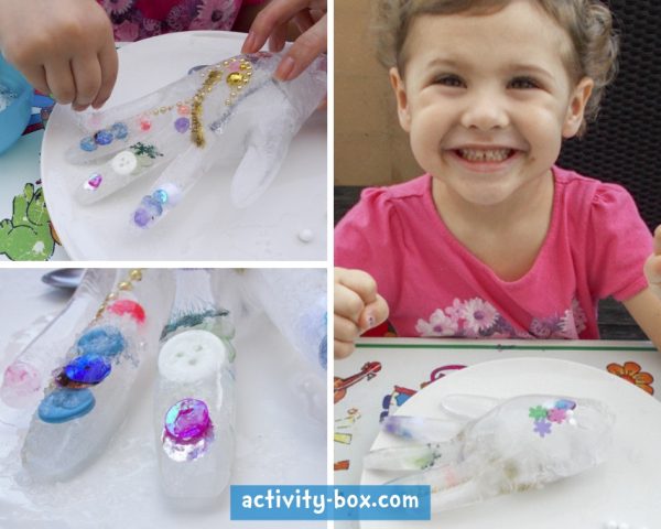 Frozen Hand Mystery Items Kids Activities To Beat the Heat | ActivityBox